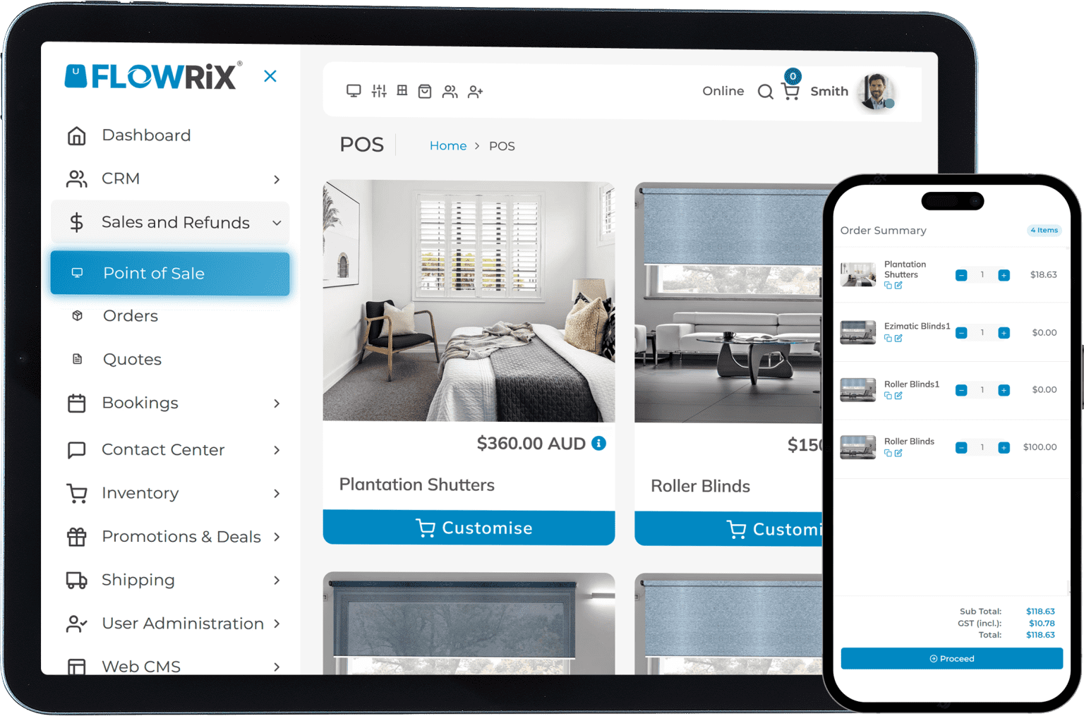eCommerce Software for Blinds, Shutters, Curtains and Doors