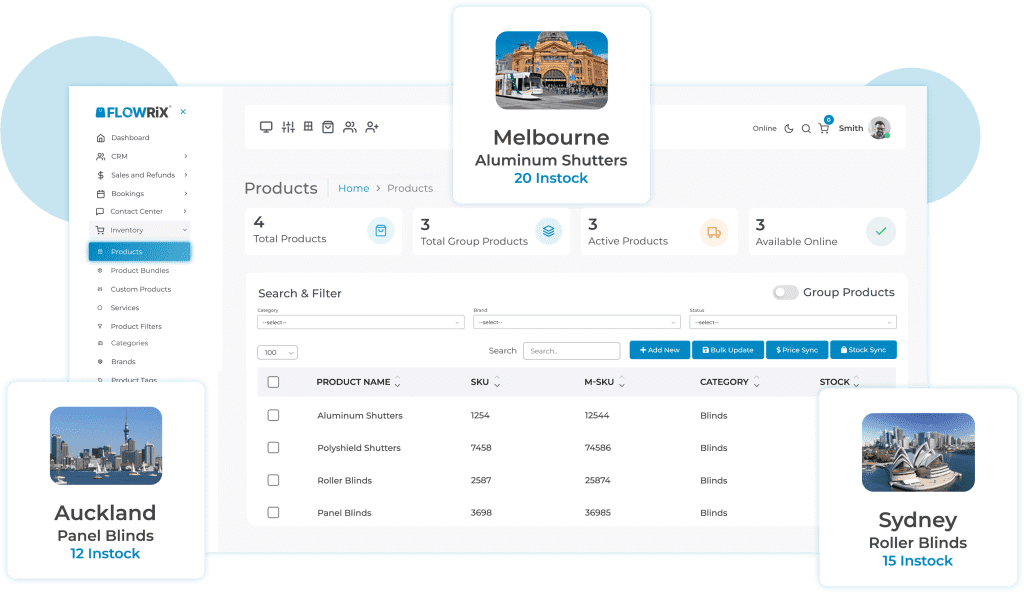 Multi-Location Inventory Management Solution | FLOWRiX